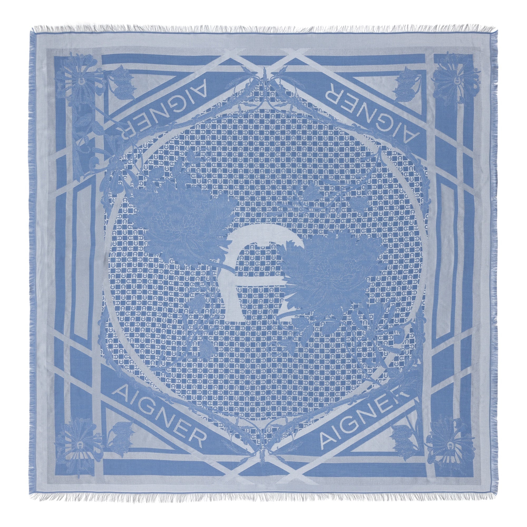 SEASONAL CARRÉ | WASHED BLUE – Etienne AIGNER